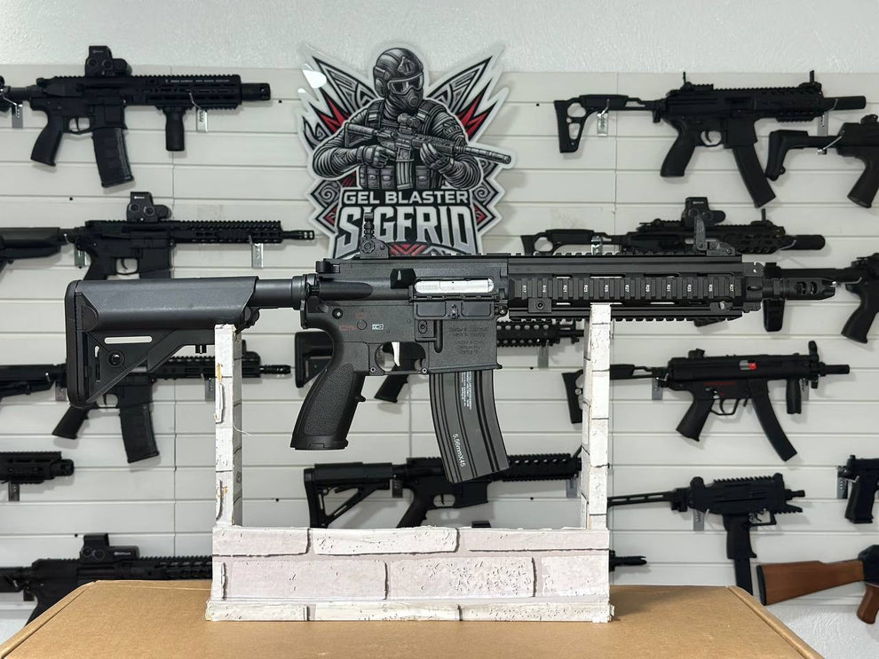 GBS HK416D-S1 Tactical High End Metal Hand guard Metal Gearbox Gel Bla ...
